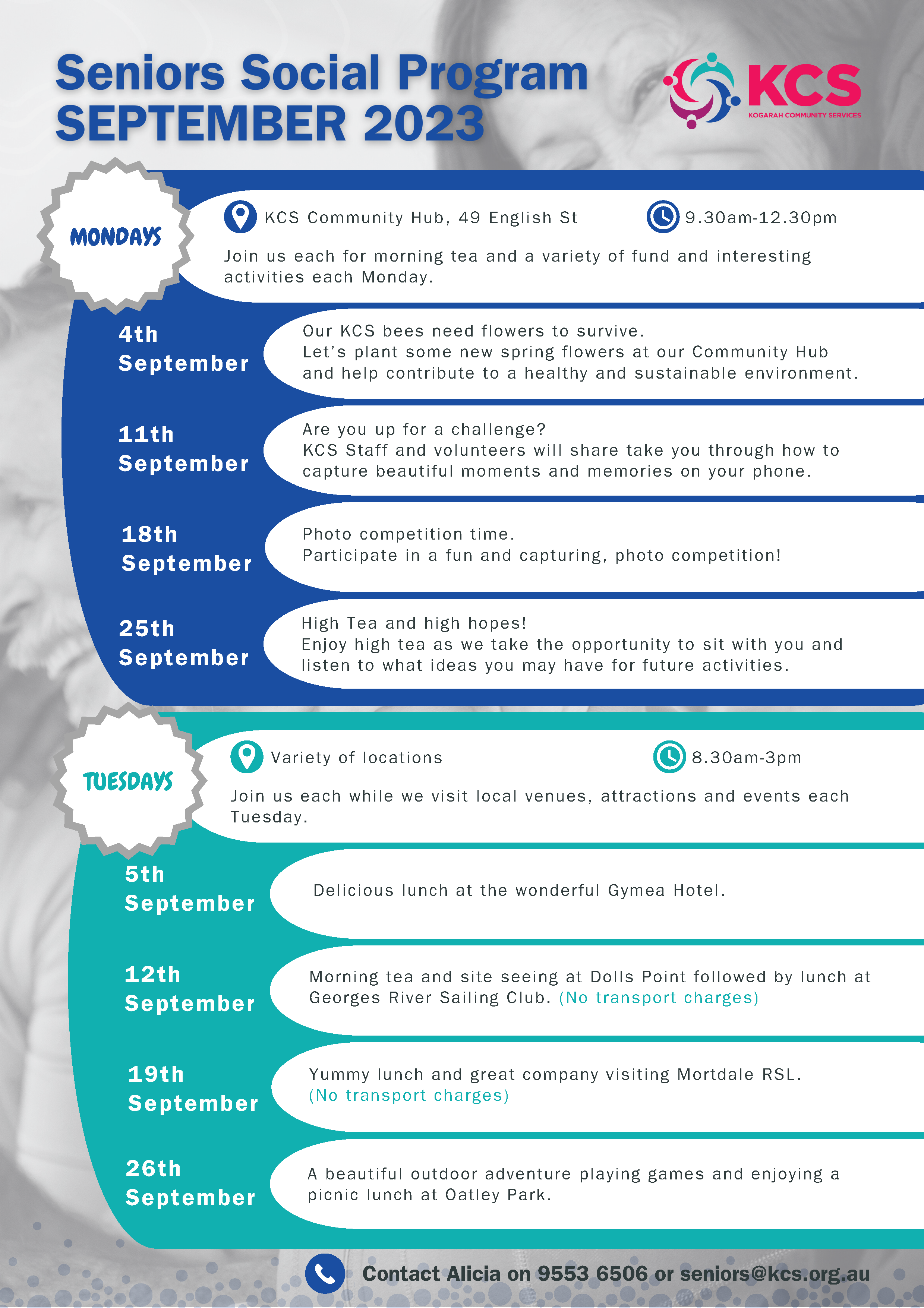 September 2023 - Seniors Social Program - KCS